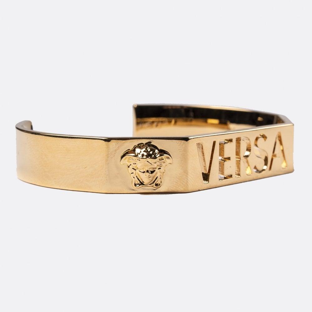 Versace Medusa Bangle Bracelet in Natural for Men | Lyst