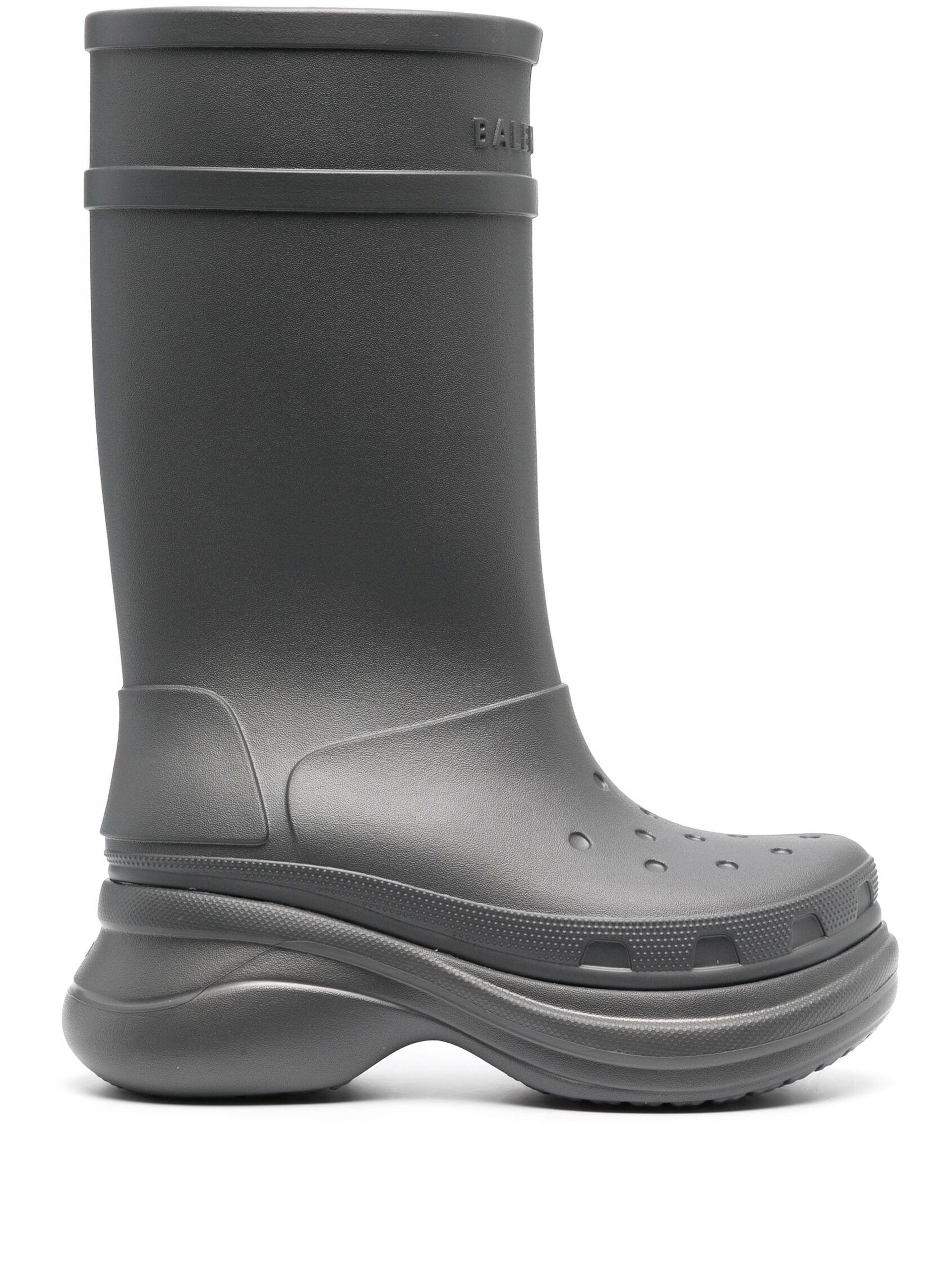 Balenciaga X Crocs Rain Boots - Men's - Rubber in Gray for Men | Lyst