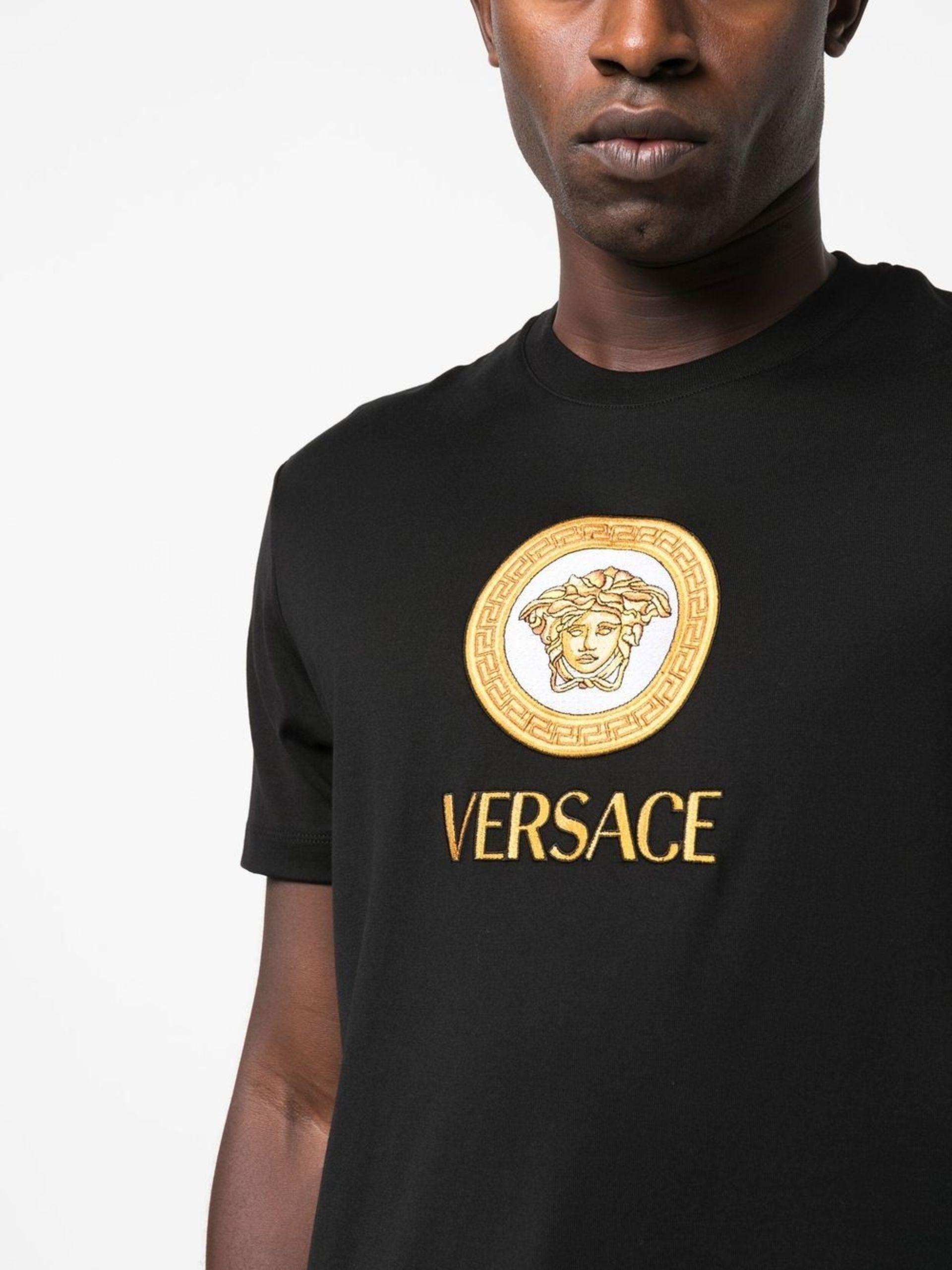 Versace Medusa Logo T Shirt