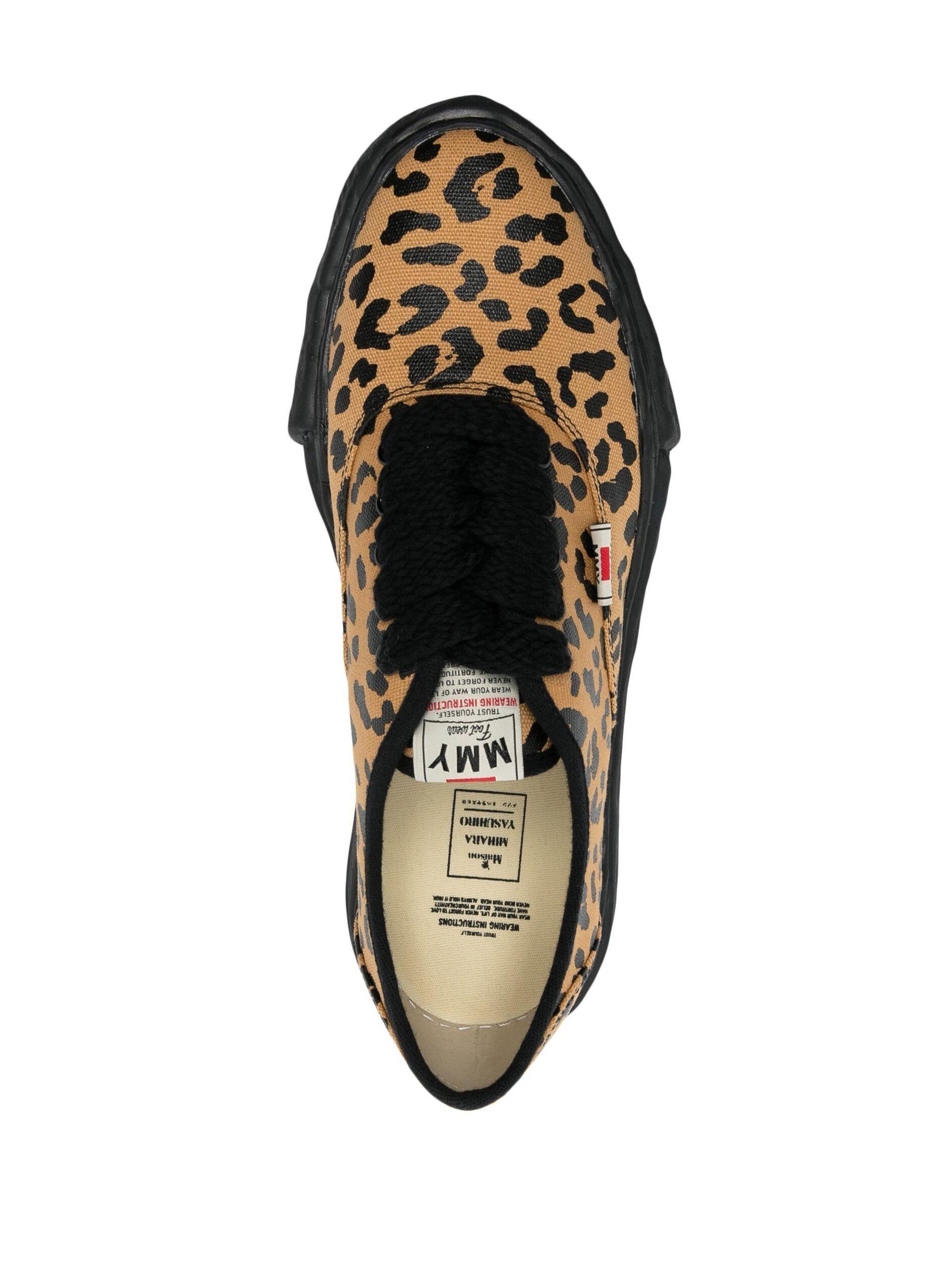 Leopard Print Vans On Feet