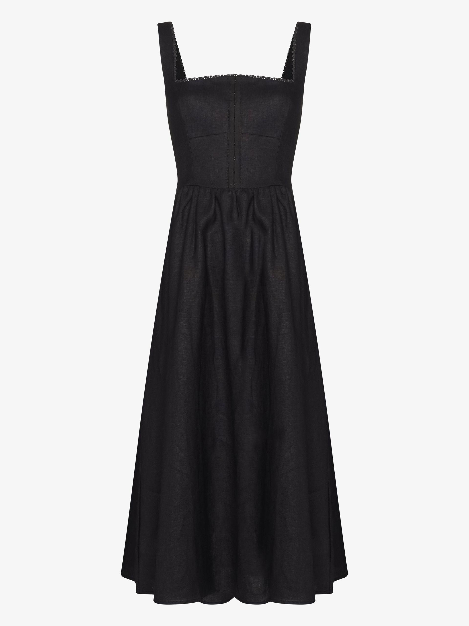 Reformation Tagliatelle Linen Midi Dress - Women's - Linen/flax in ... Reformation Tagliatelle Linen Midi Dress - Women's - Linen/flax in ...