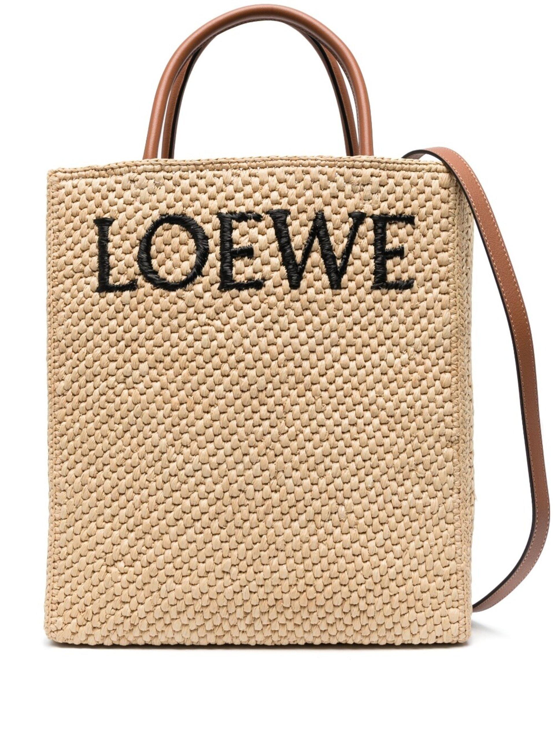 Loewe Beige Standard A4 Tote Bag in Natural | Lyst