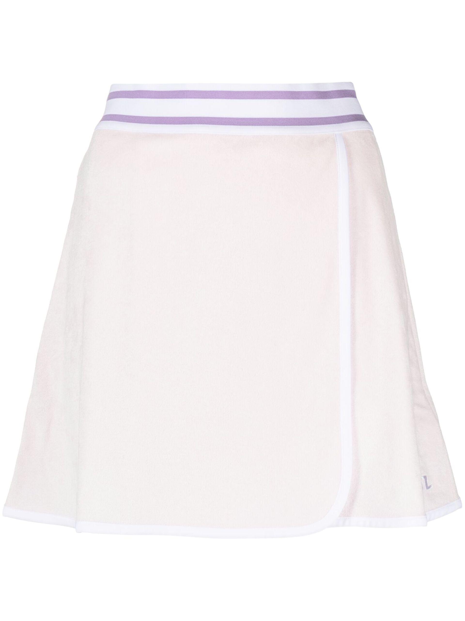 J.Lindeberg Rae Pile Performance Skirt in White | Lyst