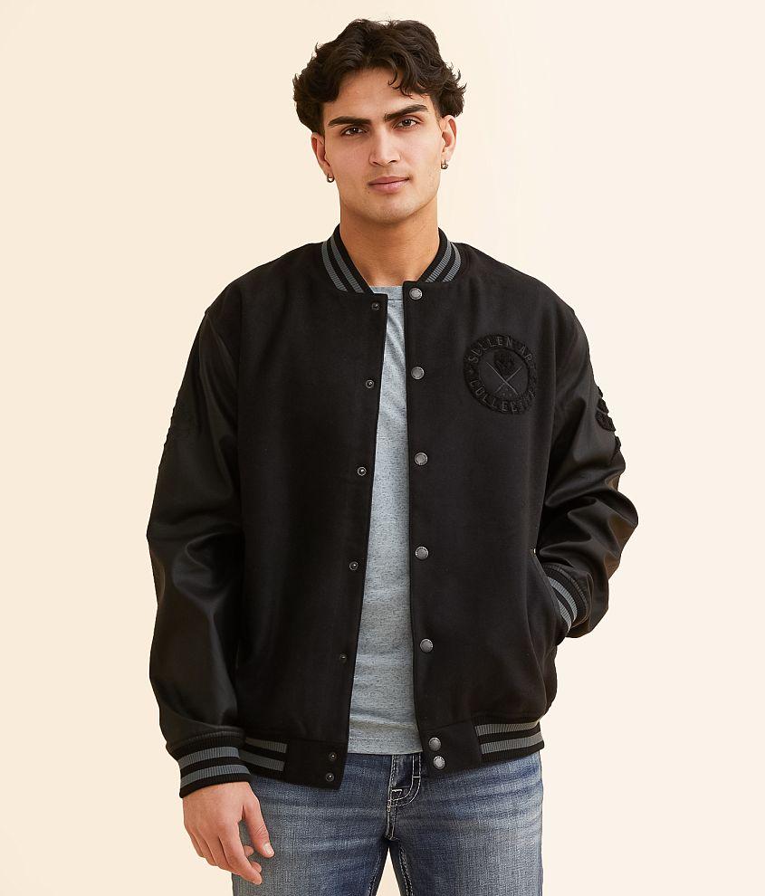 Sullen Varsity Jacket in Black for Men | Lyst