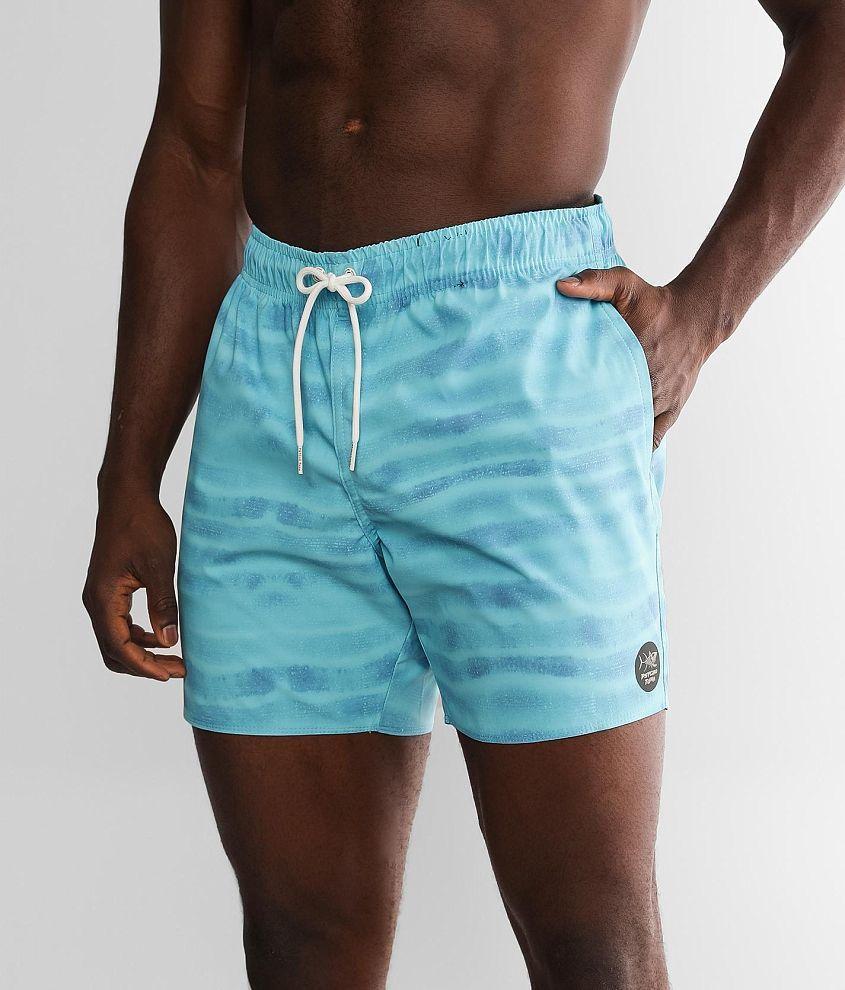 PSYCHO TUNA Watercolor Tide Swim Trunks in Blue for Men | Lyst