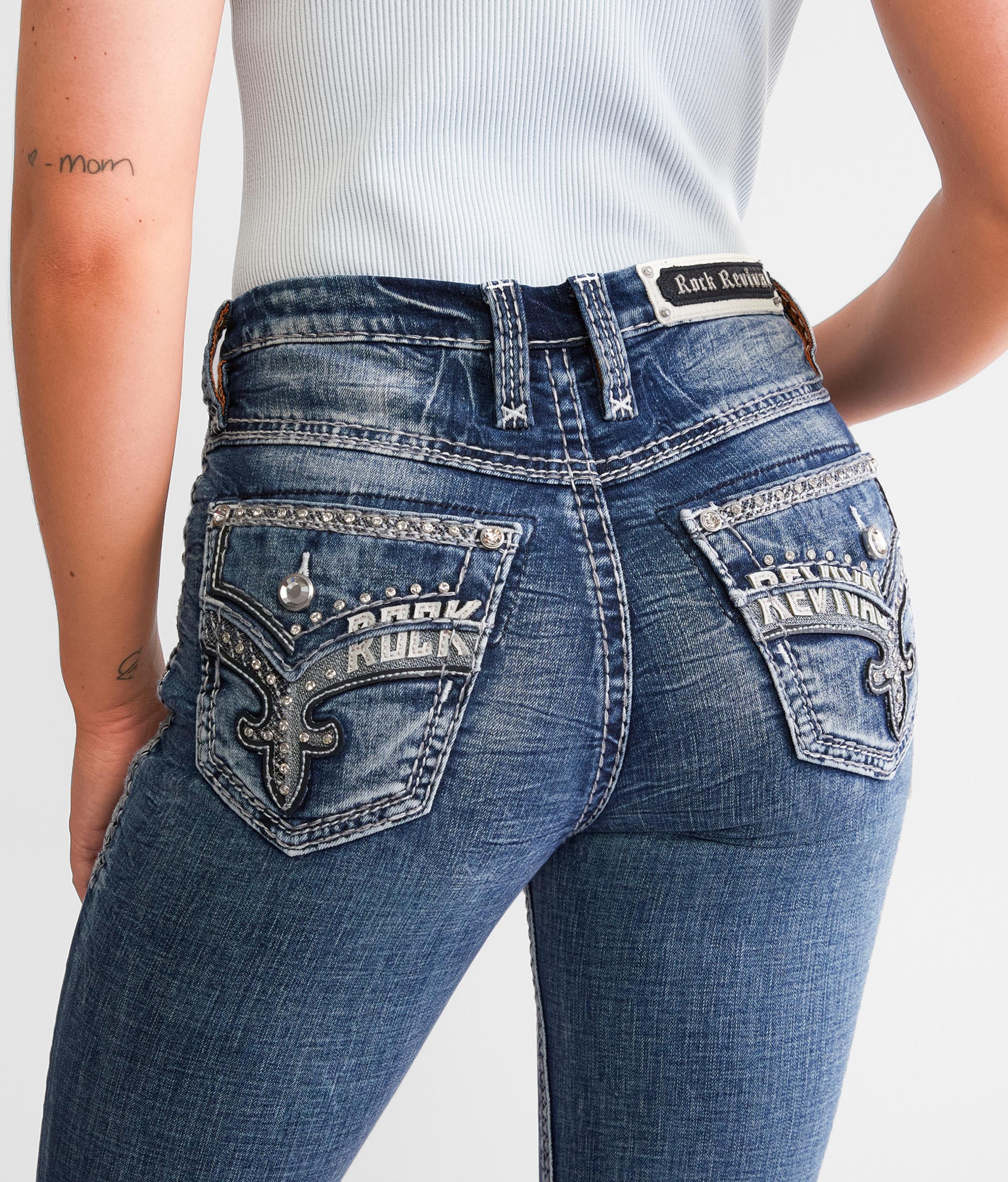 Rock Revival Neala Curvy Boot Stretch Jean in Blue | Lyst