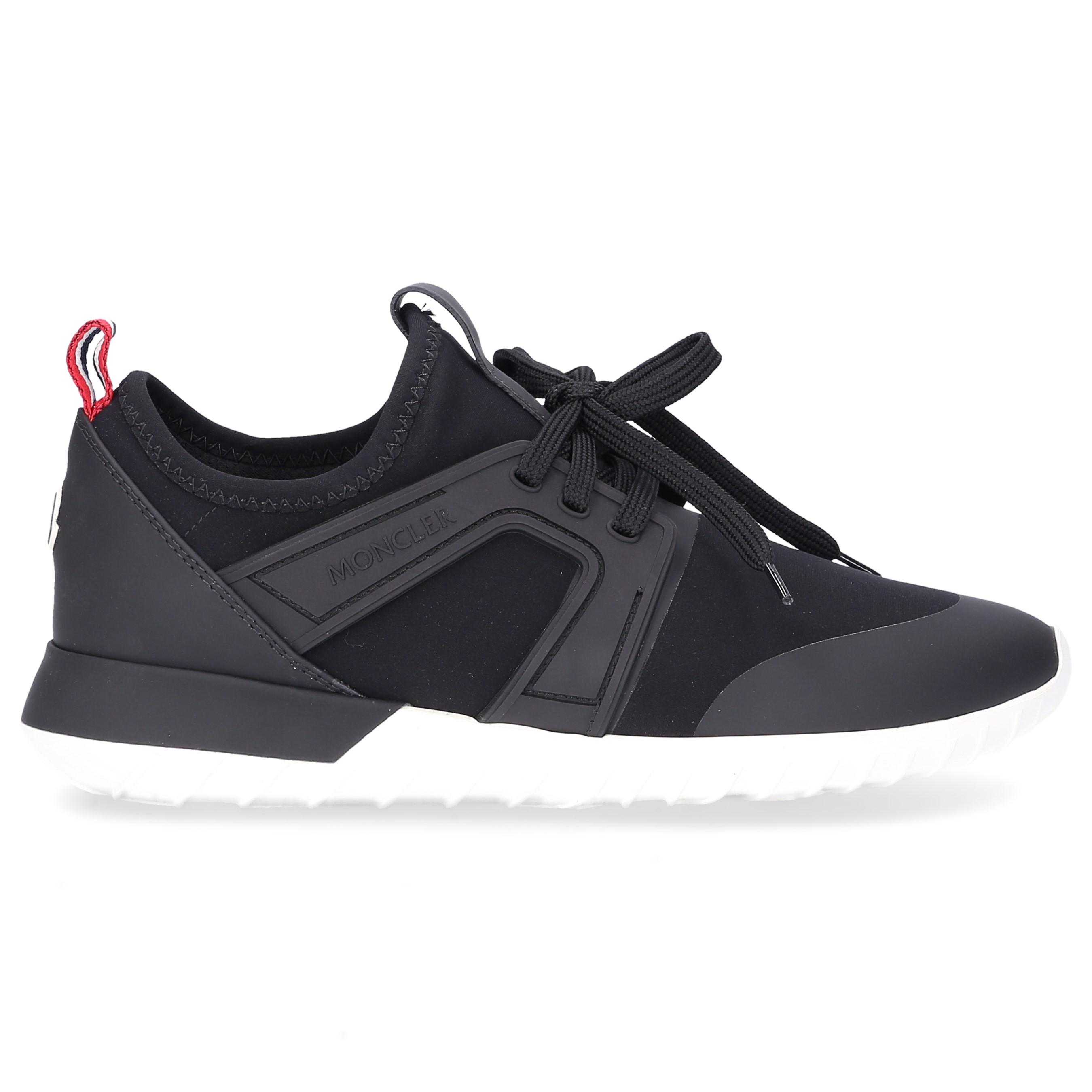 Moncler Synthetic Low-top Sneakers Meline Nylon Rubber Logo Black - Lyst