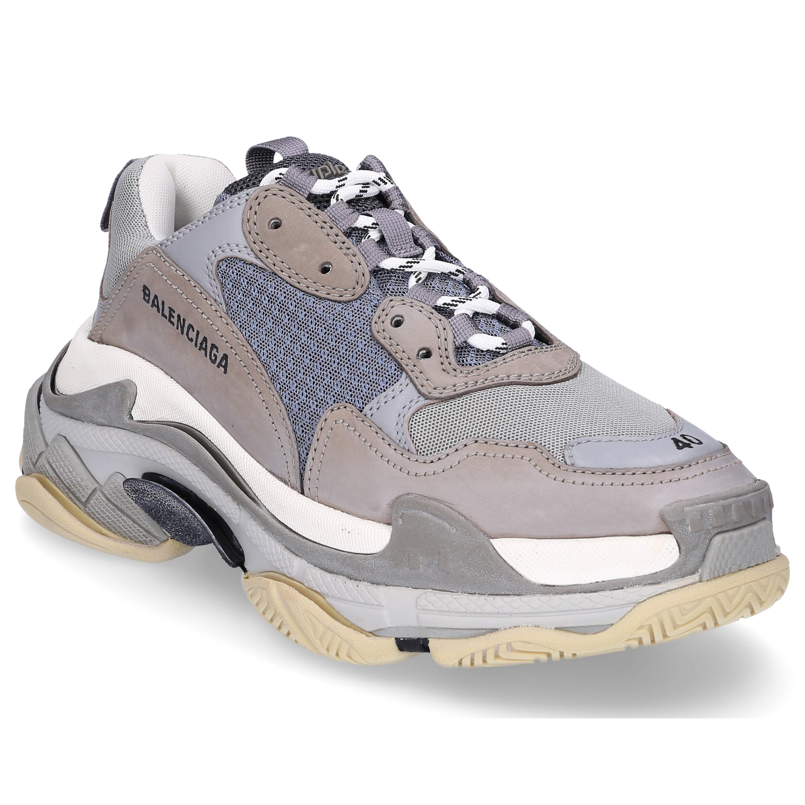 balenciaga triple s blue grey