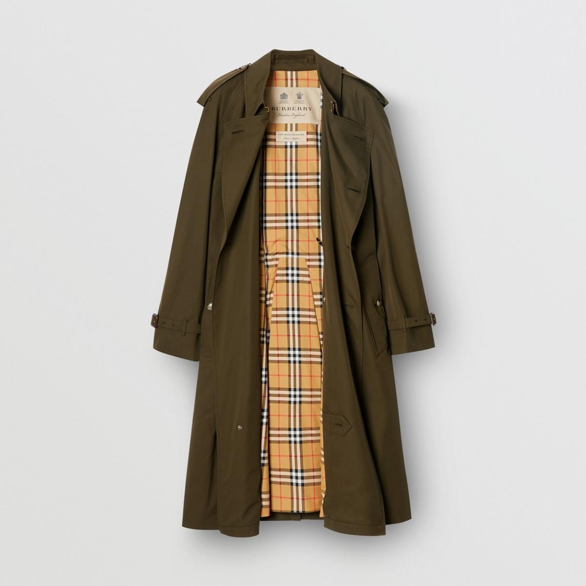 Burberry The Westminster Heritage Trench Coat in Green for Men Lyst UK