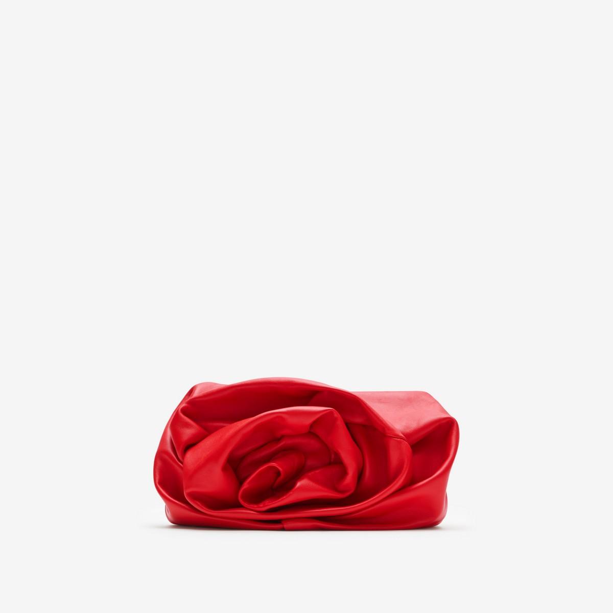 Burberry Rose Clutch in Red | Lyst