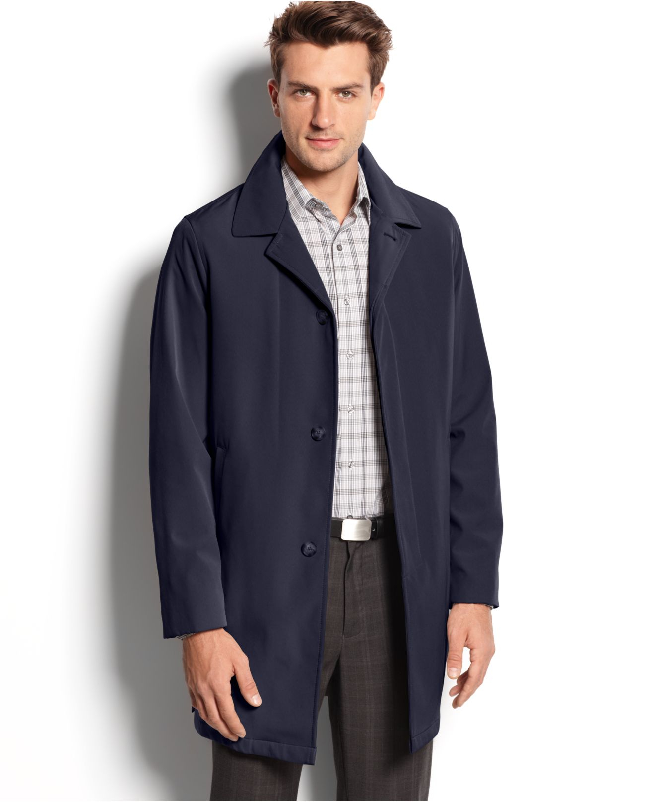 The bay calvin klein coat store