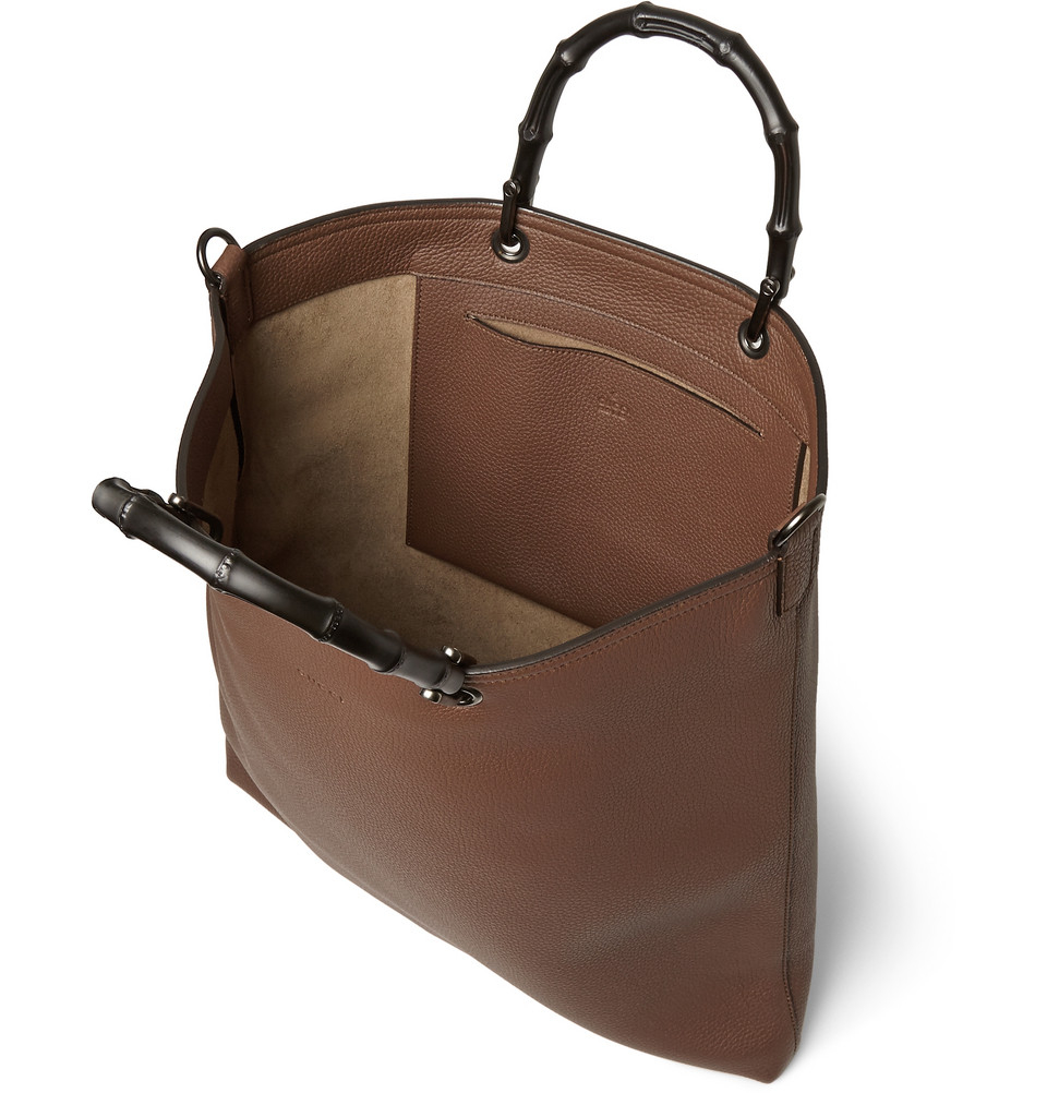 Gucci Tote Bag Brown Leather | Paul Smith