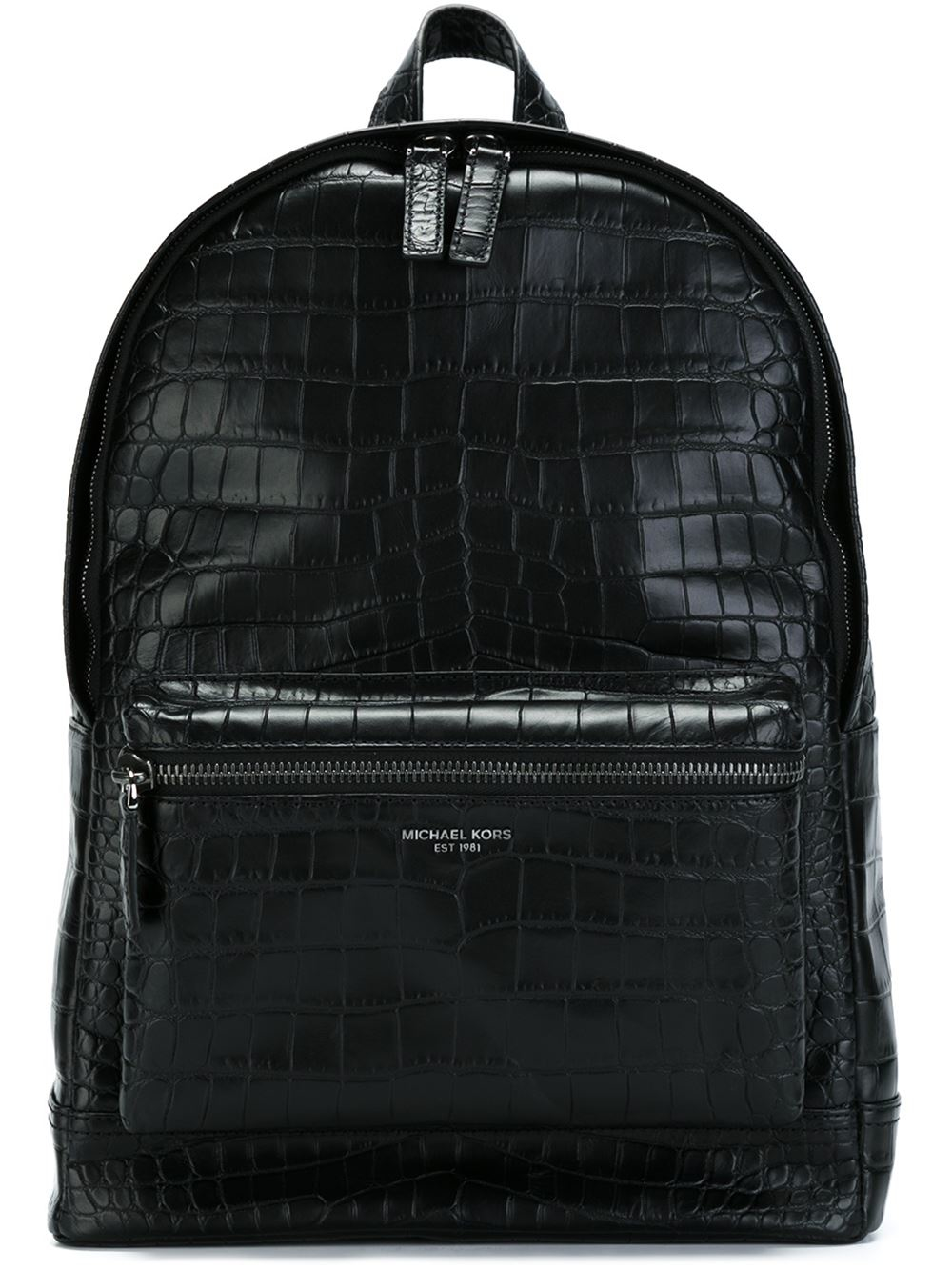 Michael Kors Men's Black Leather Backpack | Paul Smith