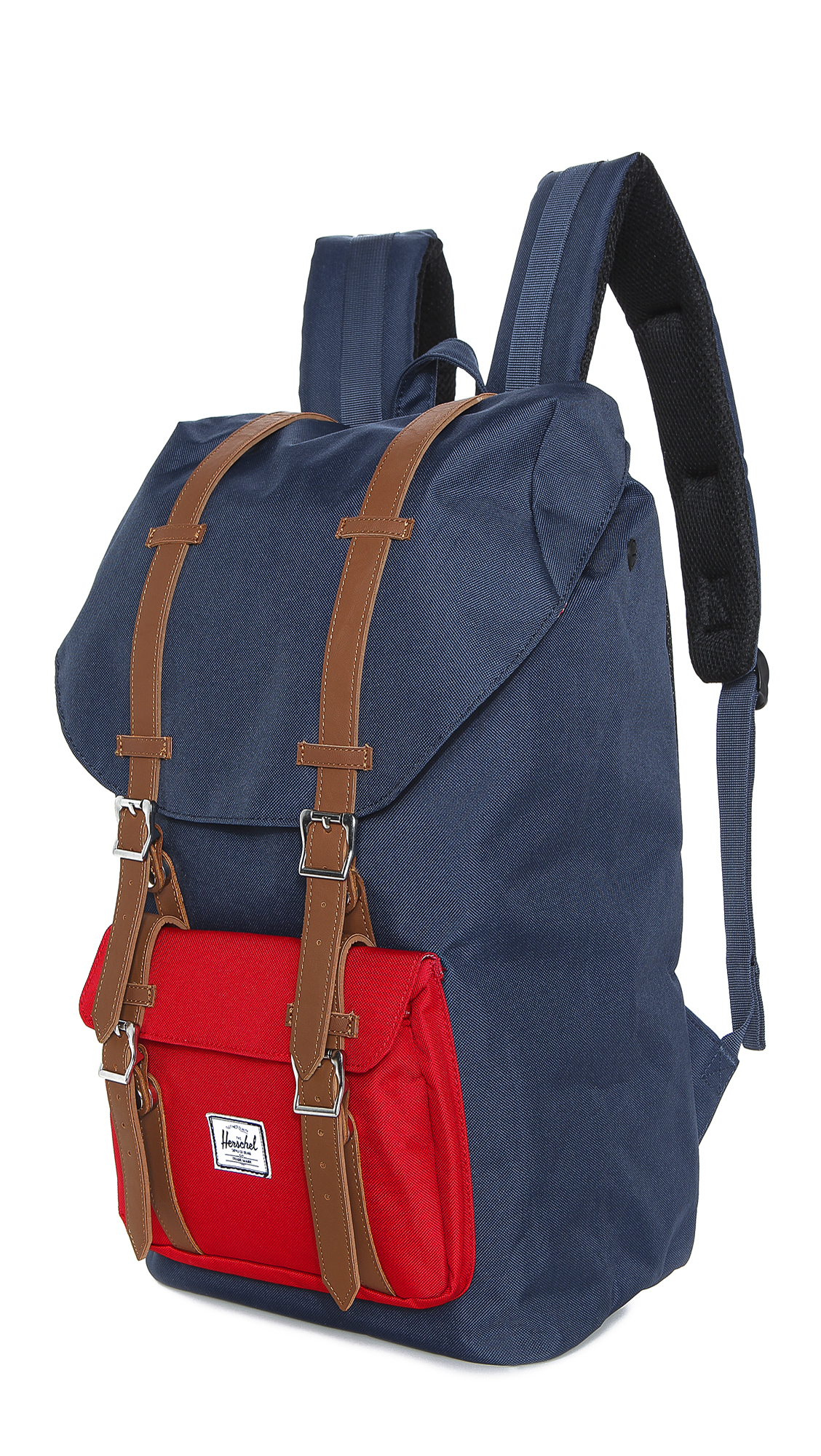 Red Leather Backpack Straps | semashow.com