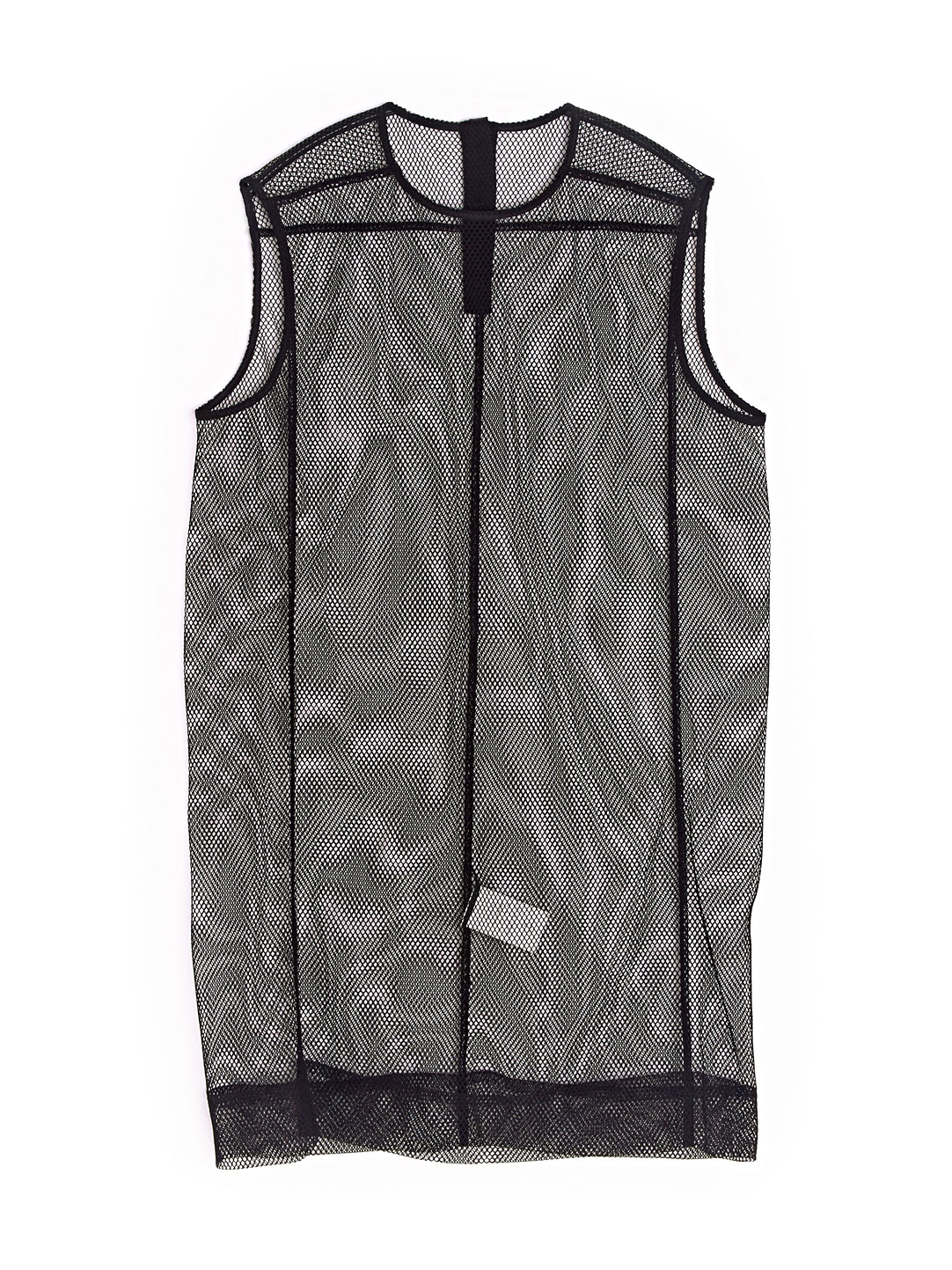 Rick Owens Mens Sleeveless Mesh Tabard Top in Black for Men | Lyst UK