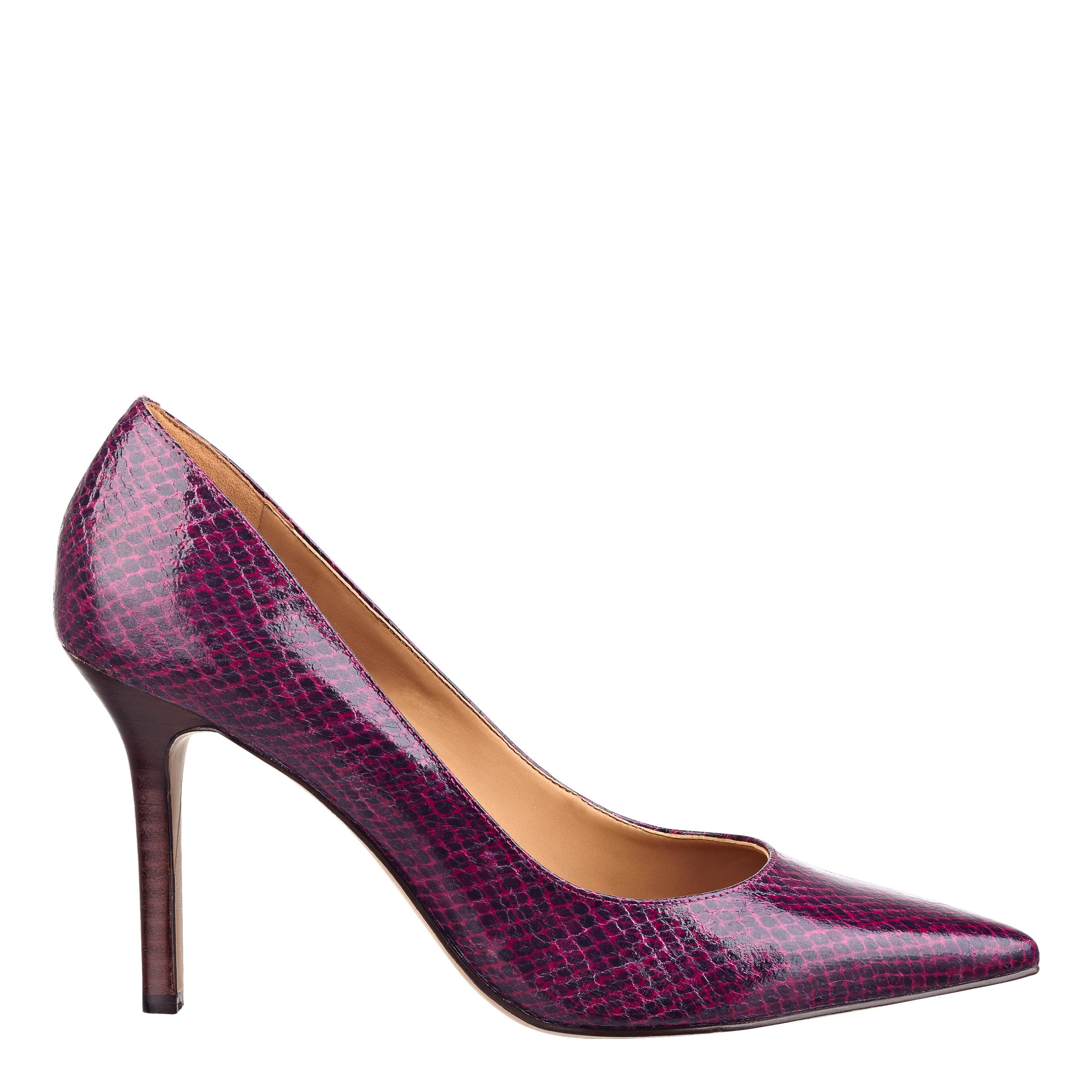 Nine West Martina High Heel Pumps in Purple (DARK PINK MULTI SYNTHETIC ...