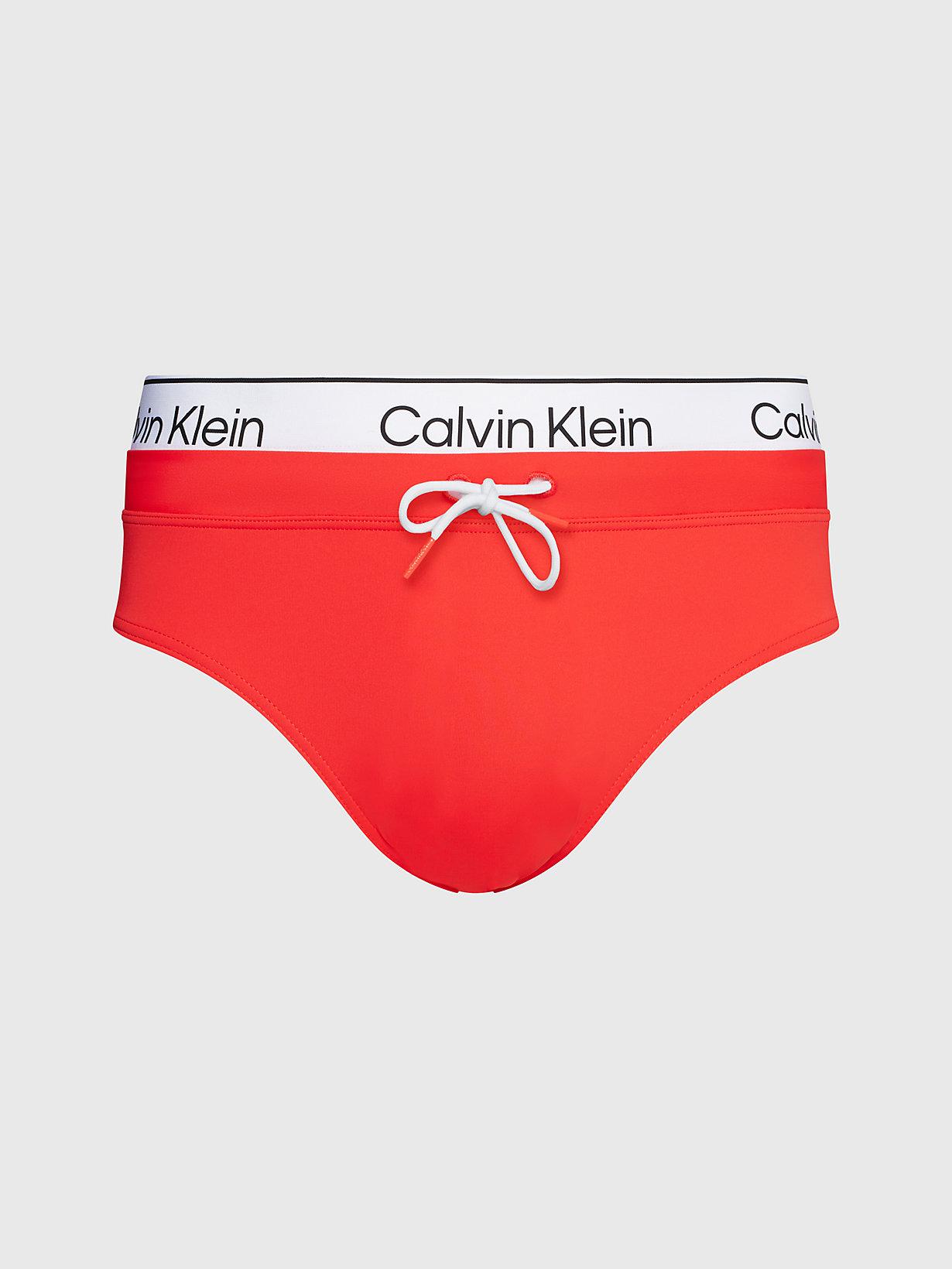 Calvin Klein Swim Briefs - Ck Meta Legacy in Red for Men | Lyst UK