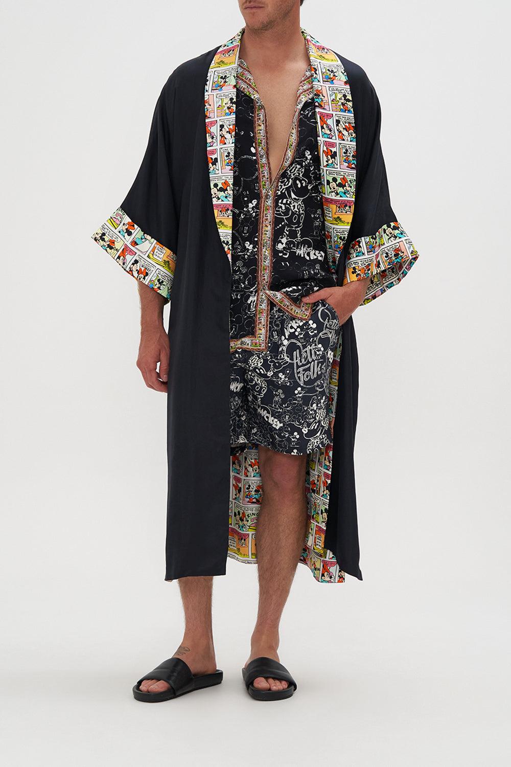 Camilla eBoutique Long Line Reversible Robe Mickey Takes A Trip in ...