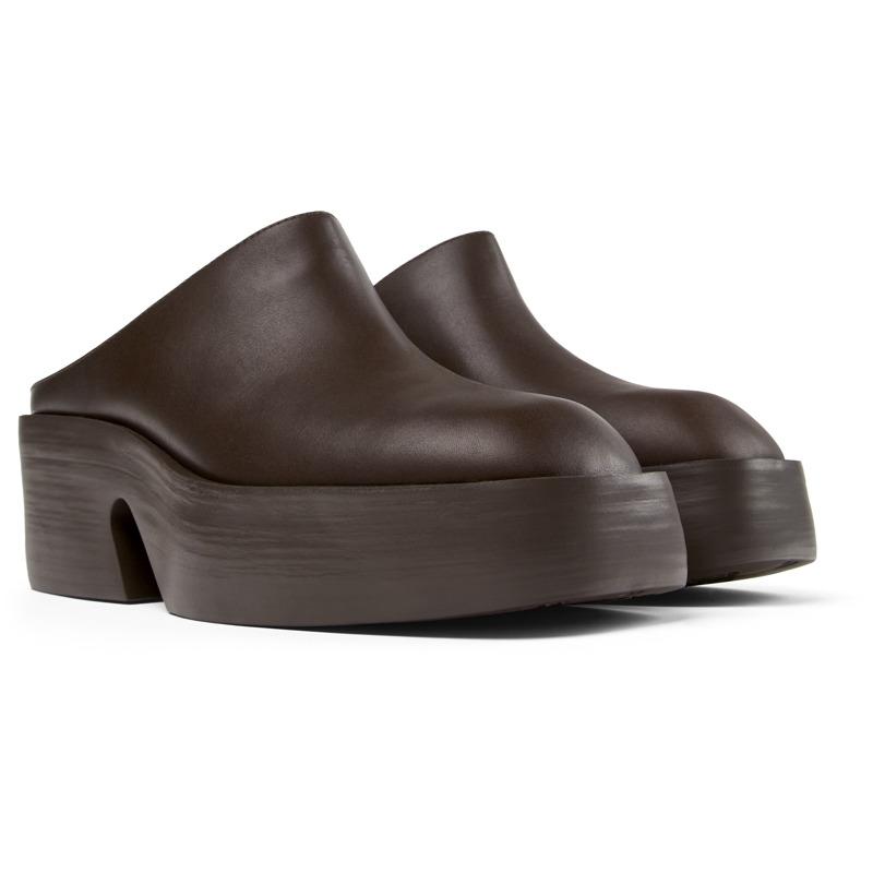 Camper Billie Platform Clog in Brown | Lyst
