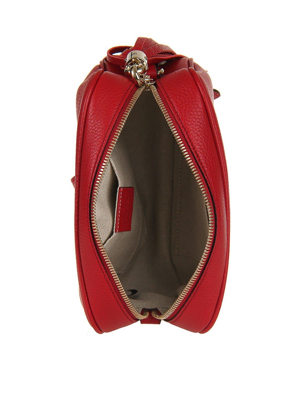 Gucci: Red Small Soho Camera Bag | IUCN Water