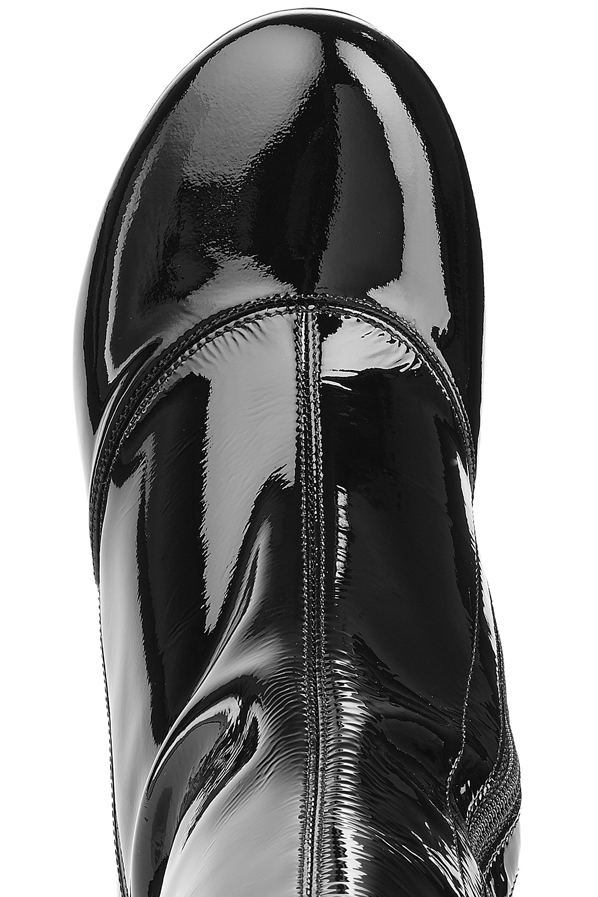 Lyst - Marc Jacobs Patent Leather Thigh-high Boots - Black in Black
