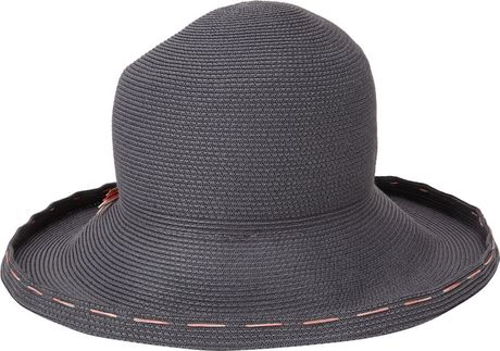 Jennifer Ouellette Three Amigos Foldedbrim Hat in Gray (grey) | Lyst