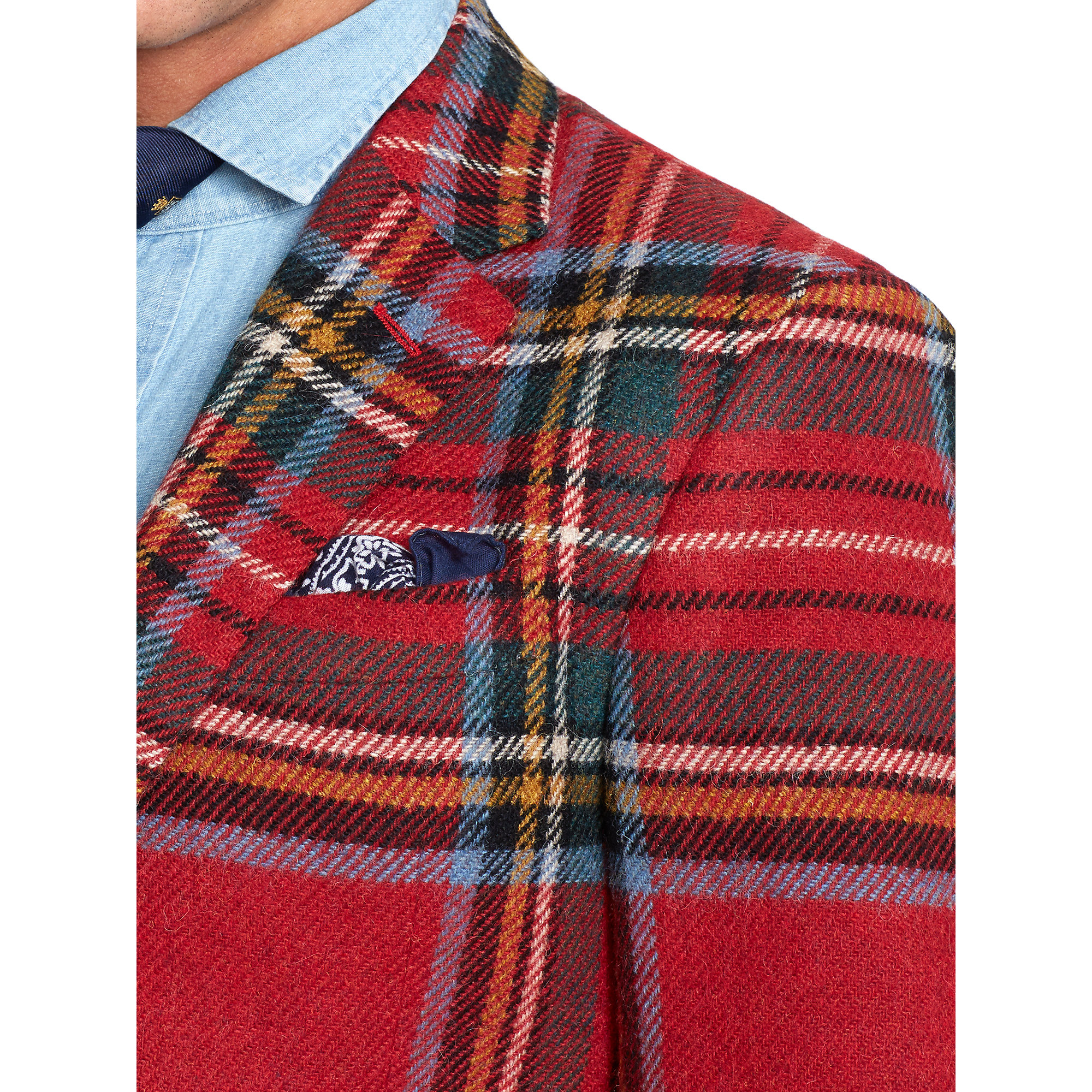 Polo Ralph Lauren Polo Plaid Sport Coat in Red for Men - Lyst