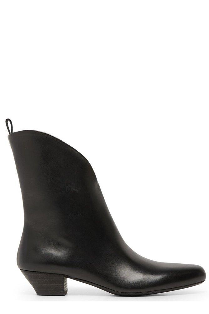 Marsèll Goccio Block-heel Ankle Boots in Black | Lyst