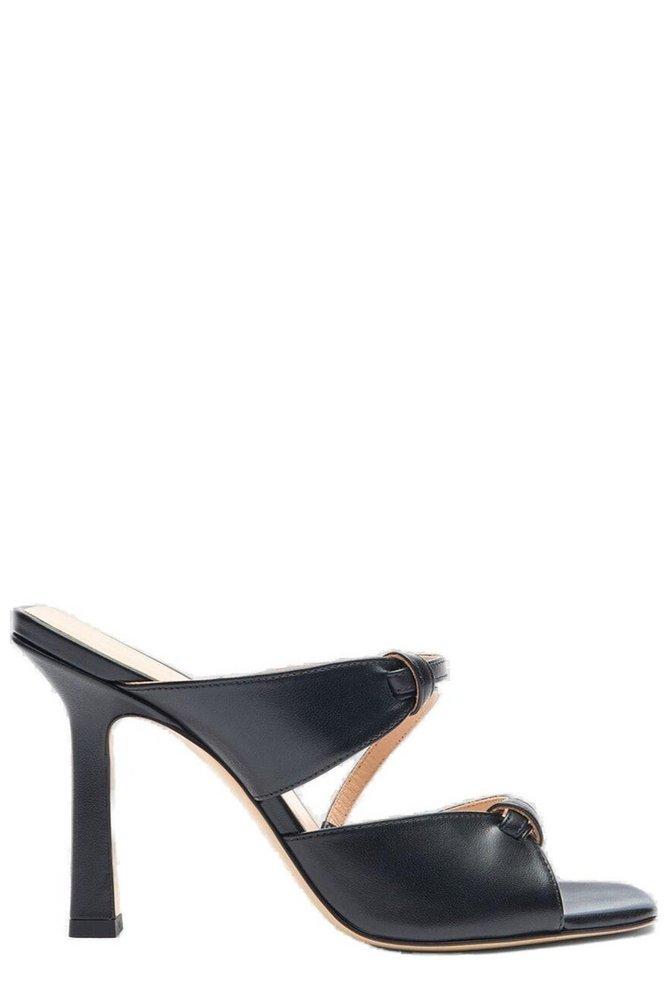 SCAROSSO Zoe High-heeled Mules in White | Lyst