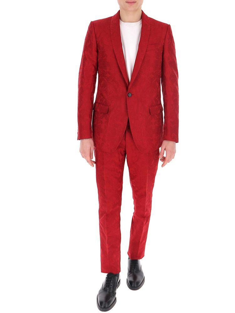 Dolce & Gabbana Two Piece Suit in Red for Men - Lyst