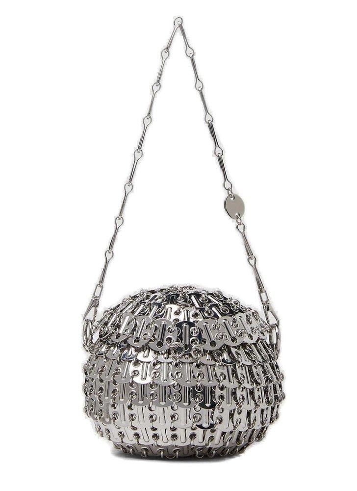 Rabanne 1969 Chainmail Ball Shoulder Bag in Metallic | Lyst Canada