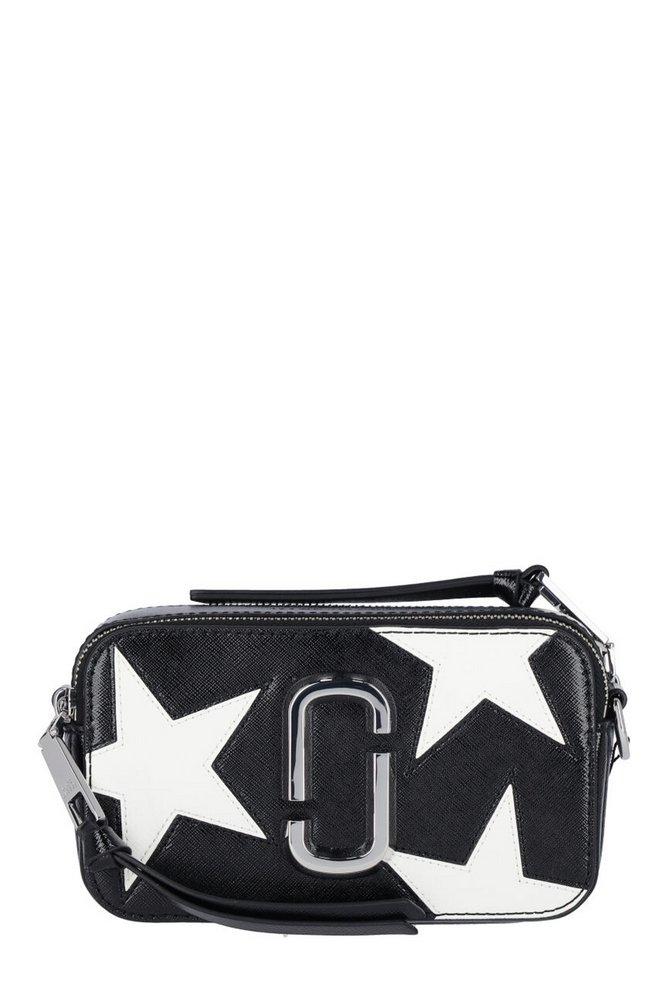 Marc Jacobs The Star Patchwork Snapshot Bag in Black | Lyst
