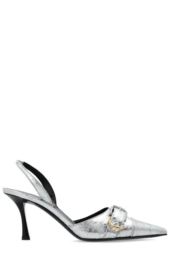 Givenchy Voyou Slingback Pumps in White | Lyst