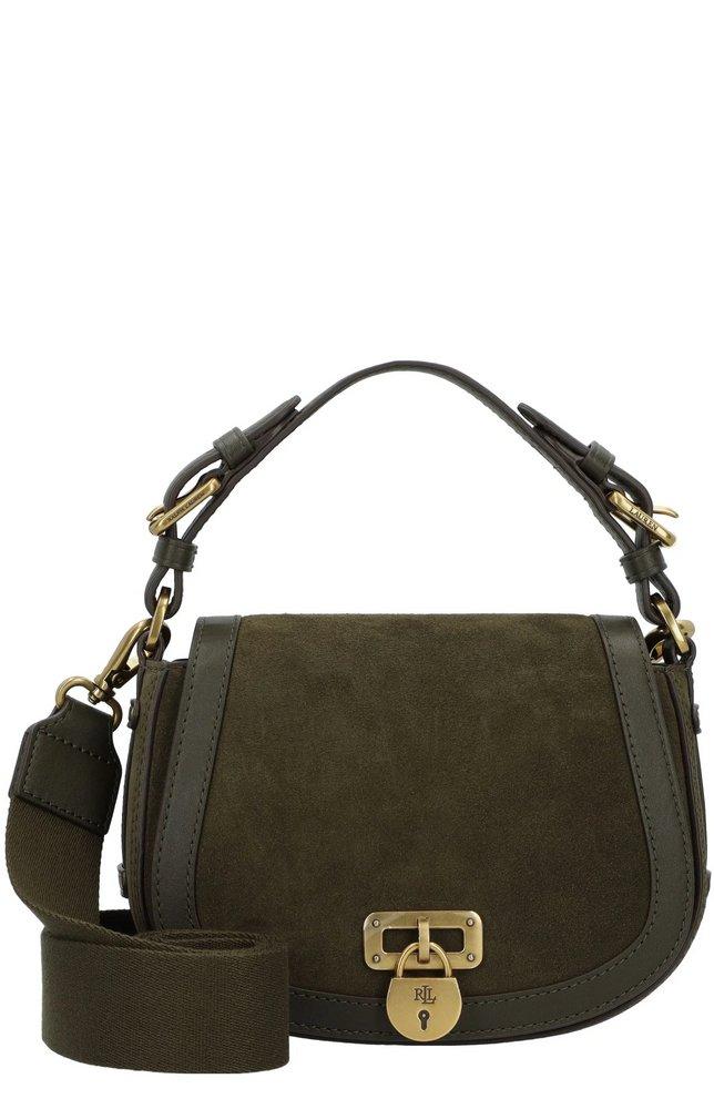 Ralph Lauren Tanner Medium Crossbody Bag in Black | Lyst
