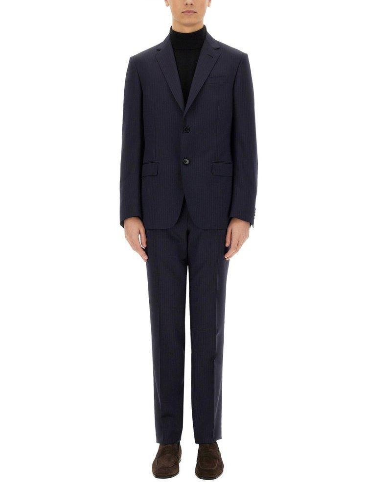 Ermenegildo Zegna Blue Suit Vintage Ermenegildo Zegna Two Piece Suit