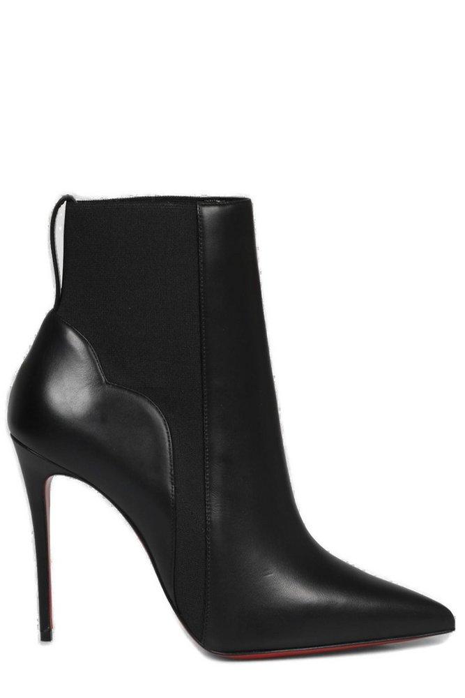 Christian Louboutin Chelsea Chick Booty Ankle Boot in Black | Lyst