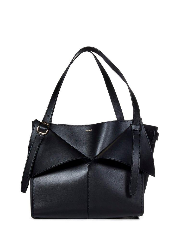 Coperni Logo Detailed Medium Shoulder Bag in Black | Lyst
