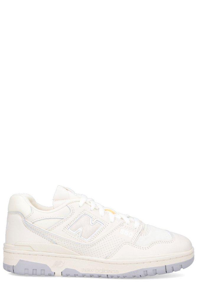 New Balance 550 Perforated Detail Low-top Sneakers in White | Lyst