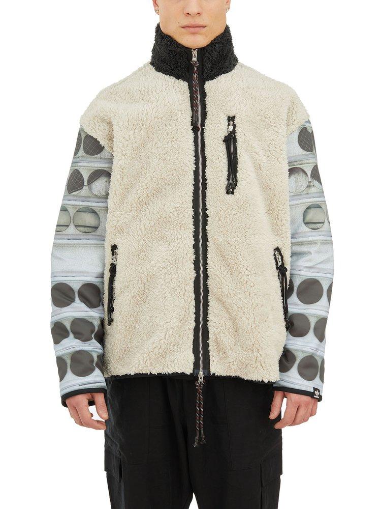 adidas X Song For The Mute Fleece Textured Jacket in Natural for Men | Lyst