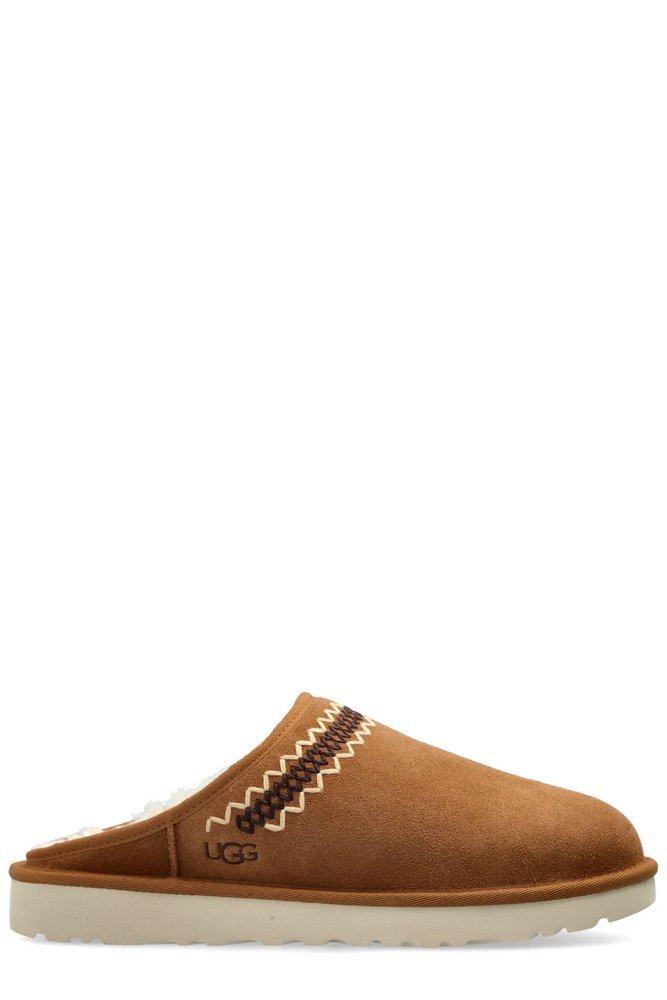 UGG Classic Slip-On Atherson Slippers in Brown for Men | Lyst
