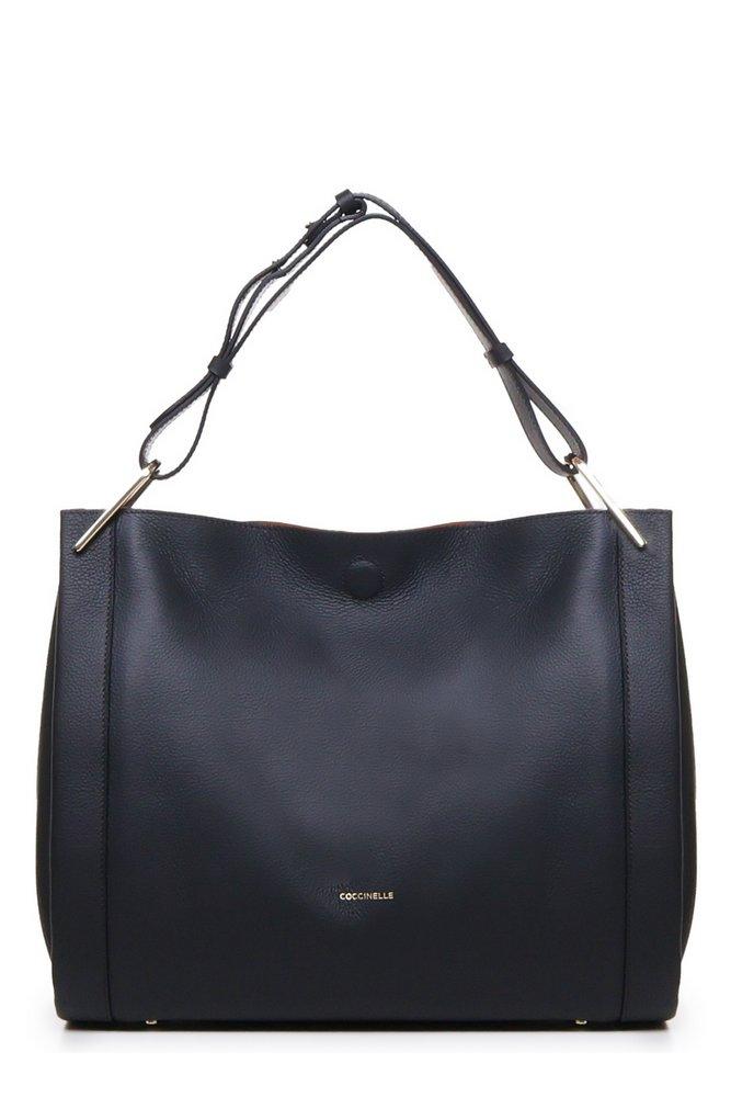 Coccinelle Logo Lettering Top Handle Bag in Blue | Lyst