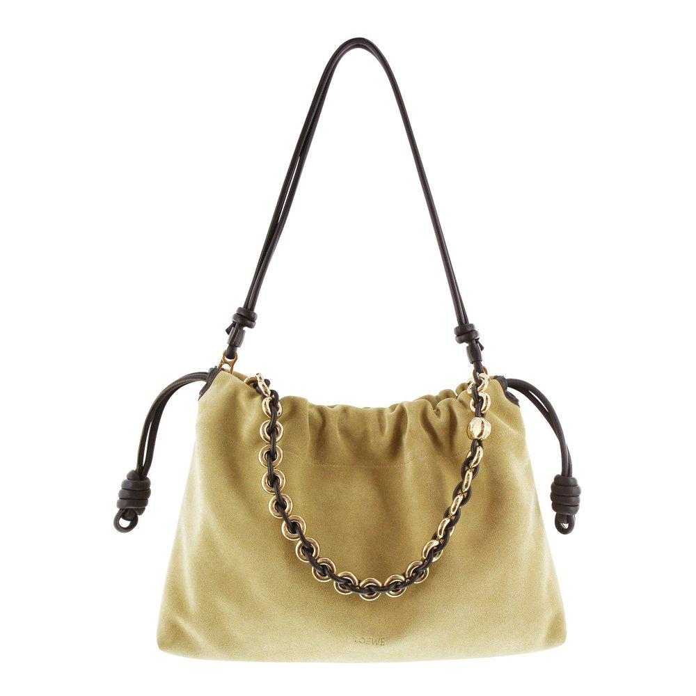 Loewe Flamenco Drawstring Large Shoulder Bag in Metallic | Lyst