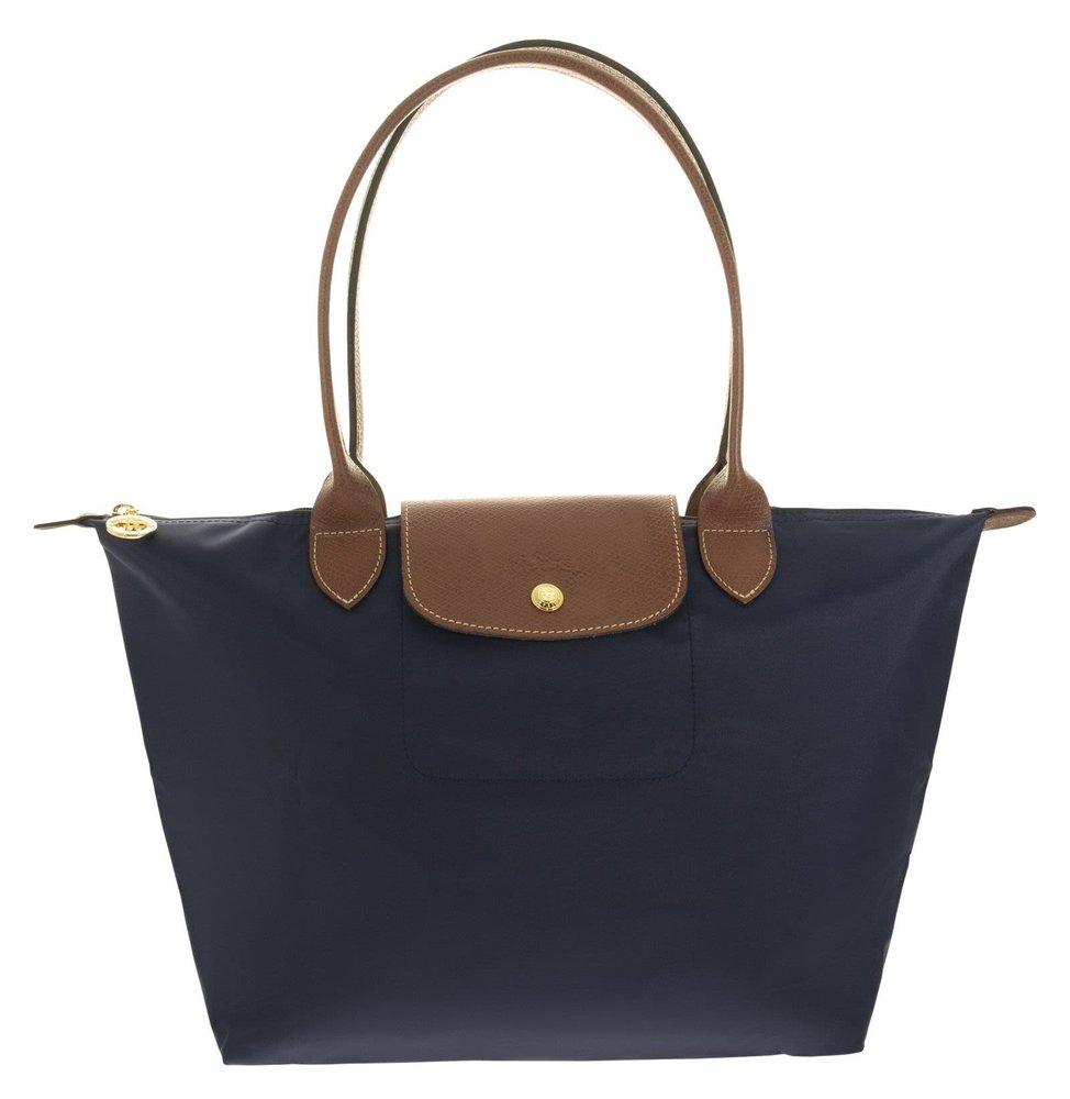 Longchamp Le Pliage Foldover Medium Tote Bag in Blue | Lyst UK