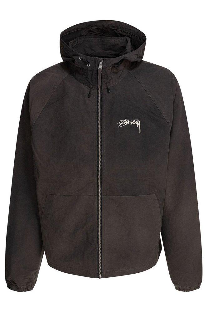 Stussy Beach Shell Zip-Up Jacket in Black for Men | Lyst Stussy Beach Shell Zip-Up Jacket in Black for Men | Lyst