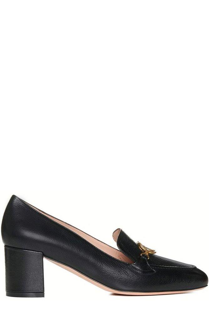 Bally Emblem Pumps in Black | Lyst