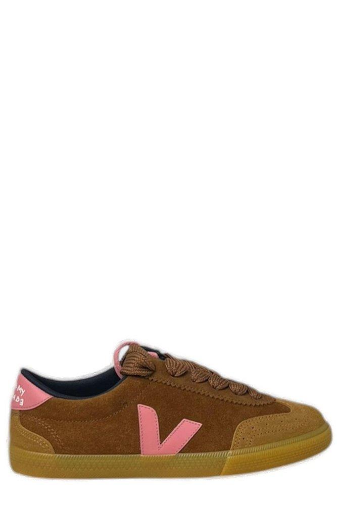 Veja X Make My Lemonade Logo Patch Low-top Sneakers in Brown | Lyst