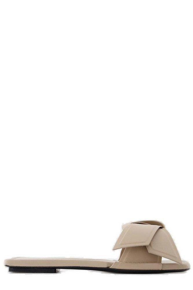 Acne Studios Square Frame Slides in Natural | Lyst