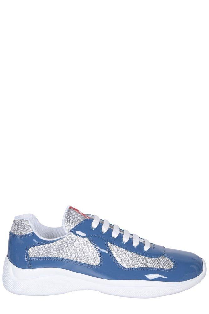 Prada Americas Cup Trainers in Blue for Men | Lyst