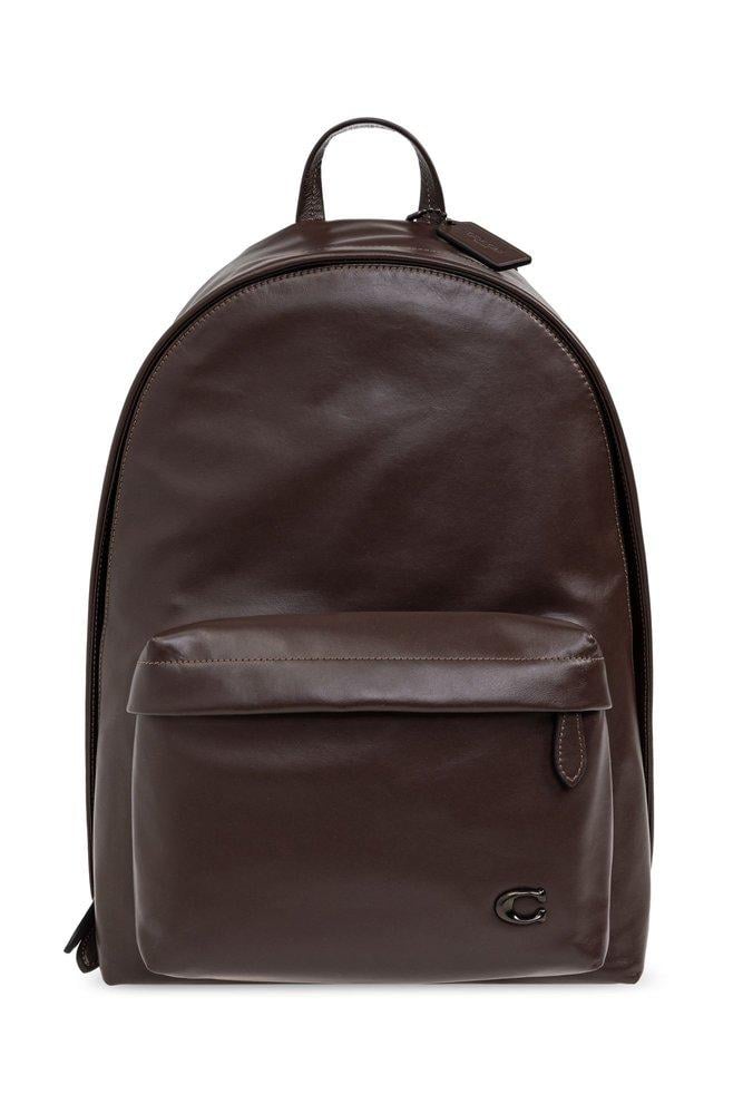 COACH Leather Backpack in Brown for Men | Lyst