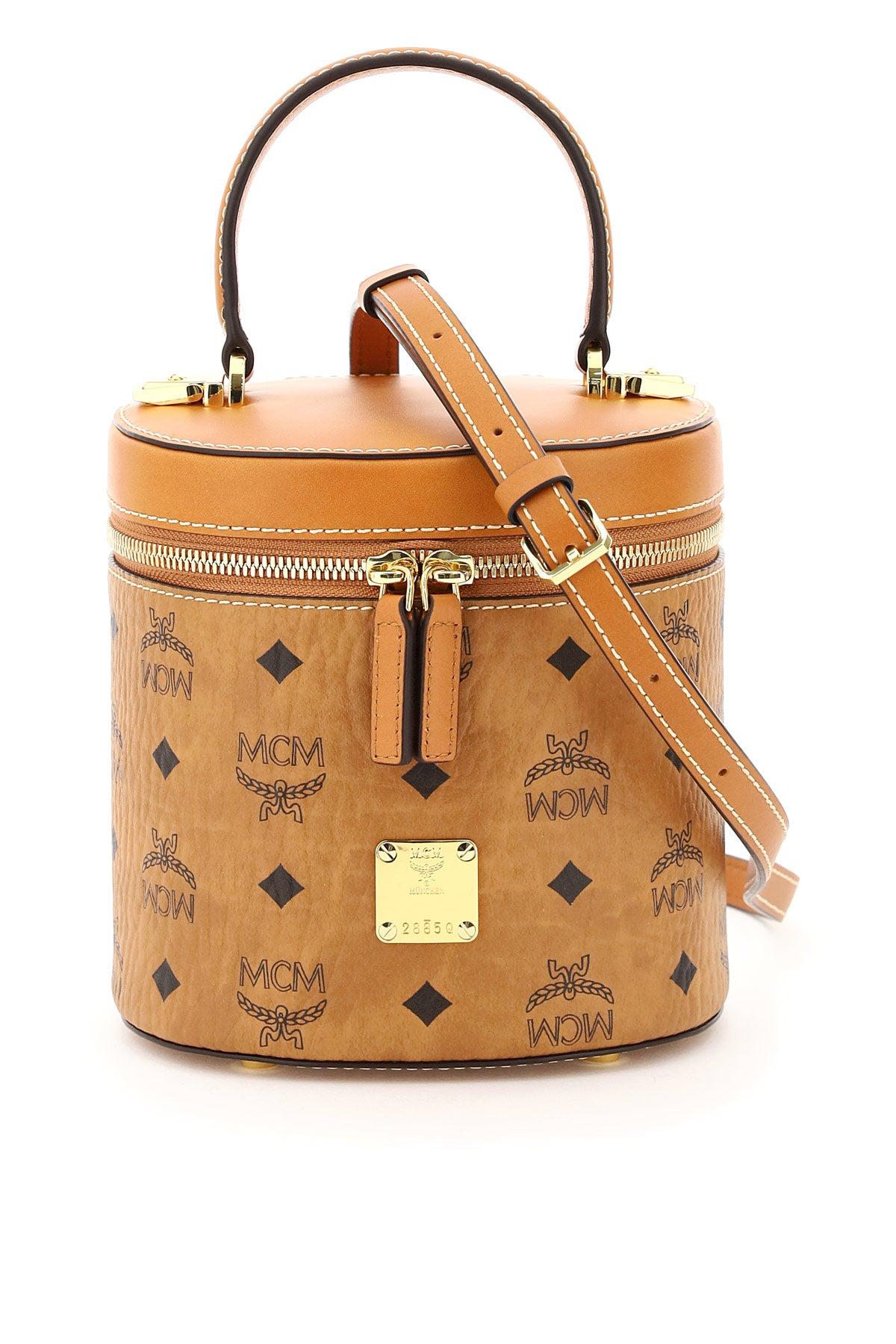 MCM Cylinder Visetos Shoulder Bag | Lyst